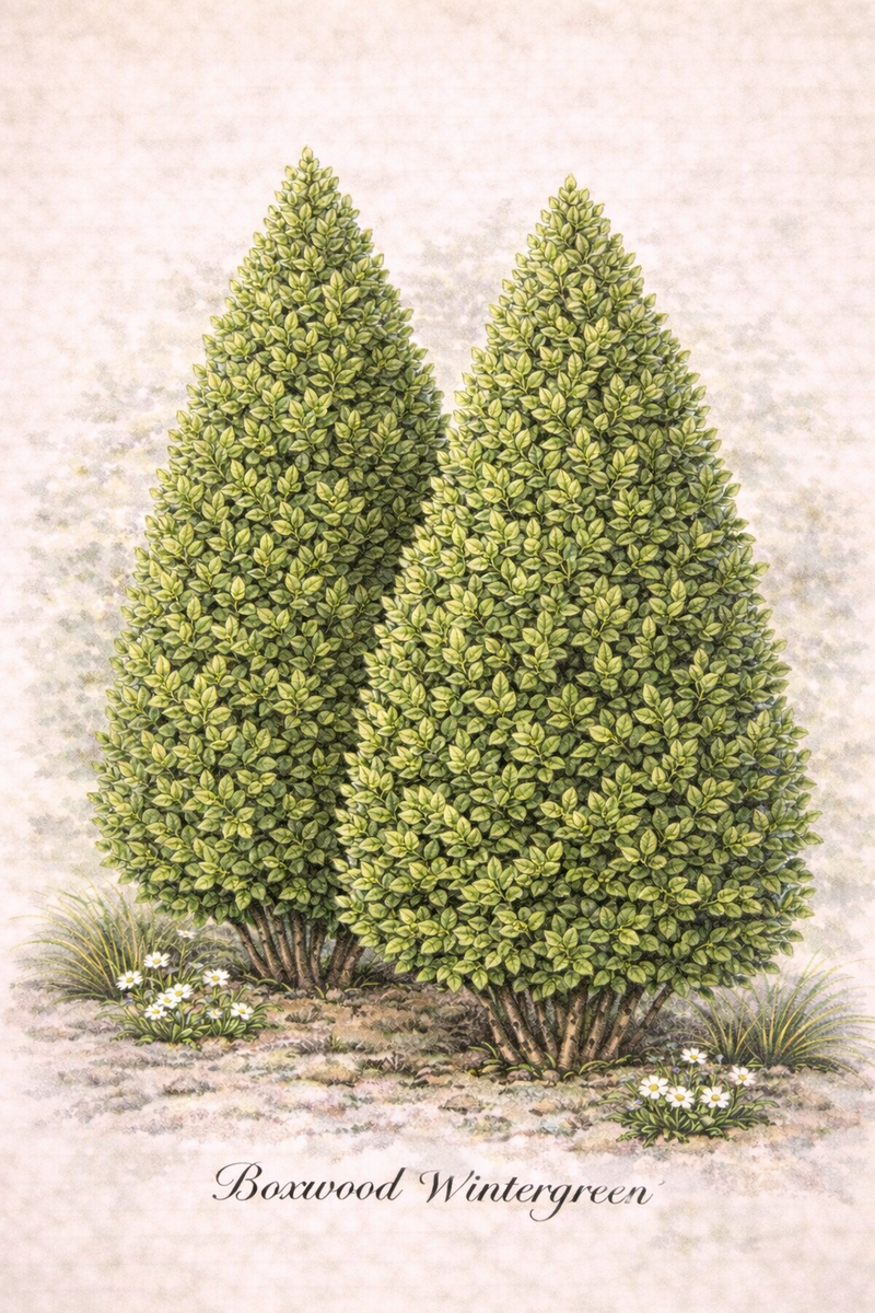 Wintergreen Boxwood Cone | Texas Tree Farms